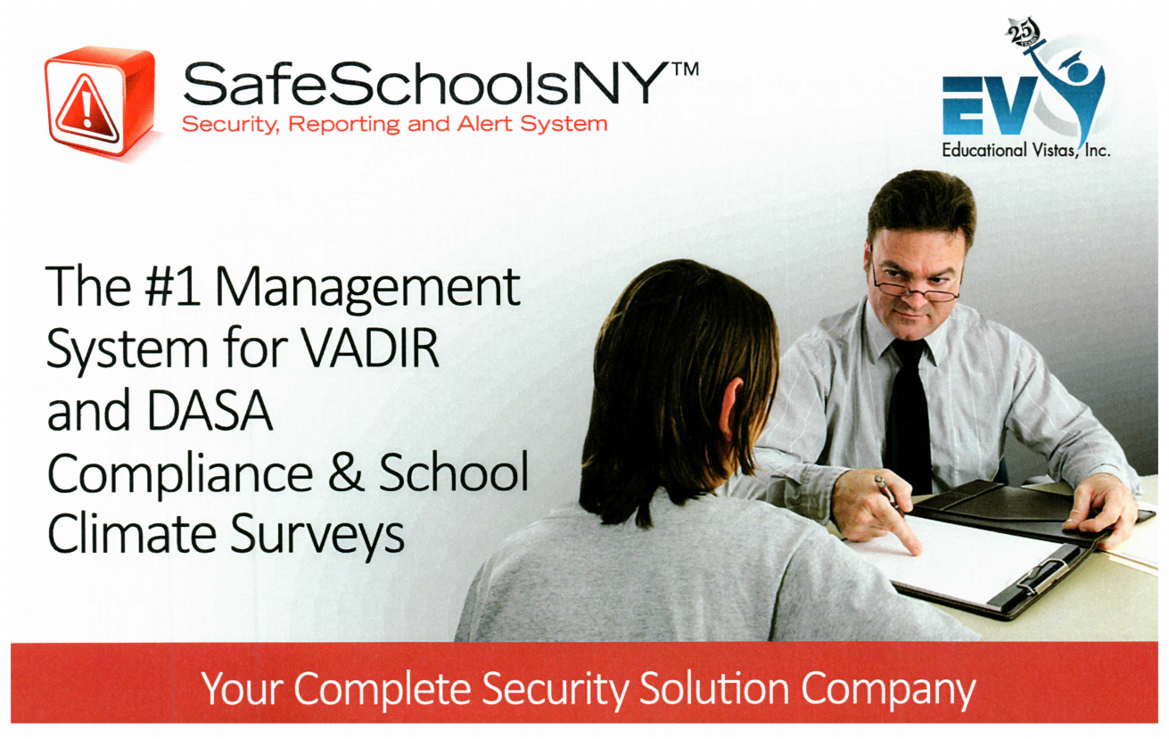SafeSchoolsNY | Discipline Management System | Educational Vistas, Inc.